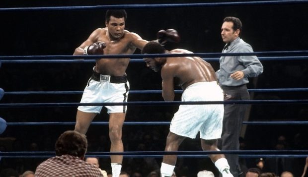Jan. 28, 1974: Ali vs Frazier II -- Joe Smokeless As Ali Clinches To ...
